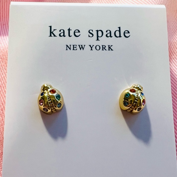 kate spade | Jewelry | 48 Kate Spade Nature Walk Ladybug Stud Earrings ...